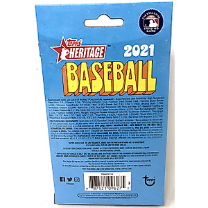 Topps 2021 Heritage Baseball Hanger Pack