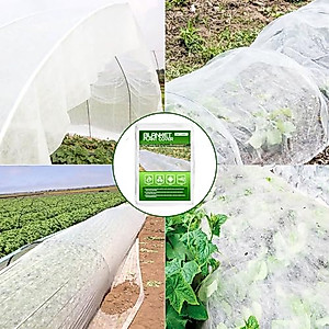 TOCCYARD Plant Covers Freeze Protection, 10 x 30Ft Frost Cloth Plant Freeze Protection, Thick Frost Blankets for Outdoor Plant Vegetables, Fabric Blankets Floating Row Cover for Winter Garden
