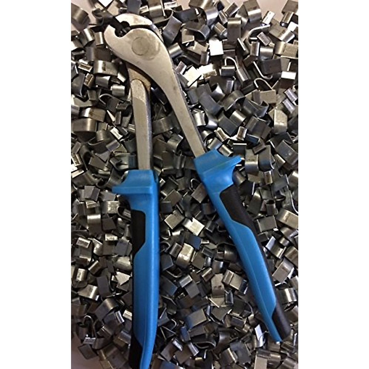 Best J-Clip Pliers + 2 LBS of J-Clips, Comfort Blue handle j-pliers J-clip pliers j-pliers by RNL RabbitNippLes