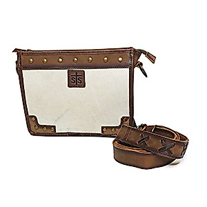 STS Ranchwear Women's Cowhide Mae Durable Leather Casual Crossbody Bag with Adjustable & Removable Strap