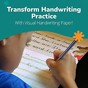 Channie's Visual Handwriting Worksheet for 1st - 3rd Grade | Handwriting Simplified! Visual Writing Tools for Kids | Handwriting Practice for Kids, Kids Writing Book, Practice Writing Book for Kids