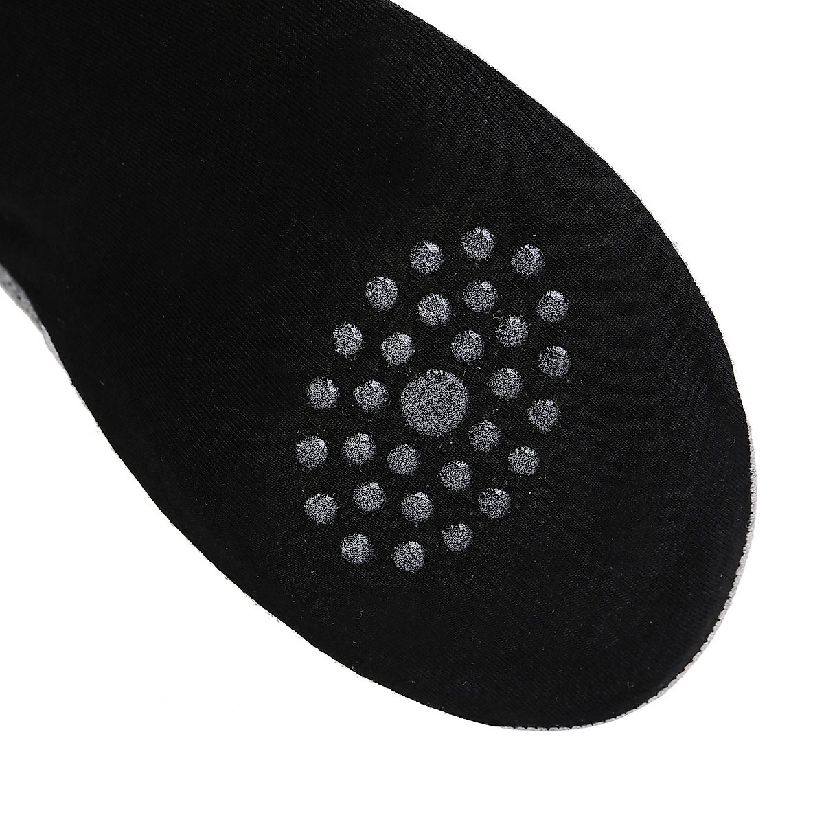 Joulli Casual No Show Liners Socks For Men 6 pack Non Slip Boat Socks,Black Gray,light Gray,Small