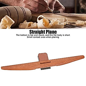 262mm Woodworking Spokeshave, Compact Handheld Wood Planer Straight Planer Wide Application in Woodworking, Portable Easy Operation Spoke Shave Carpentry Tools