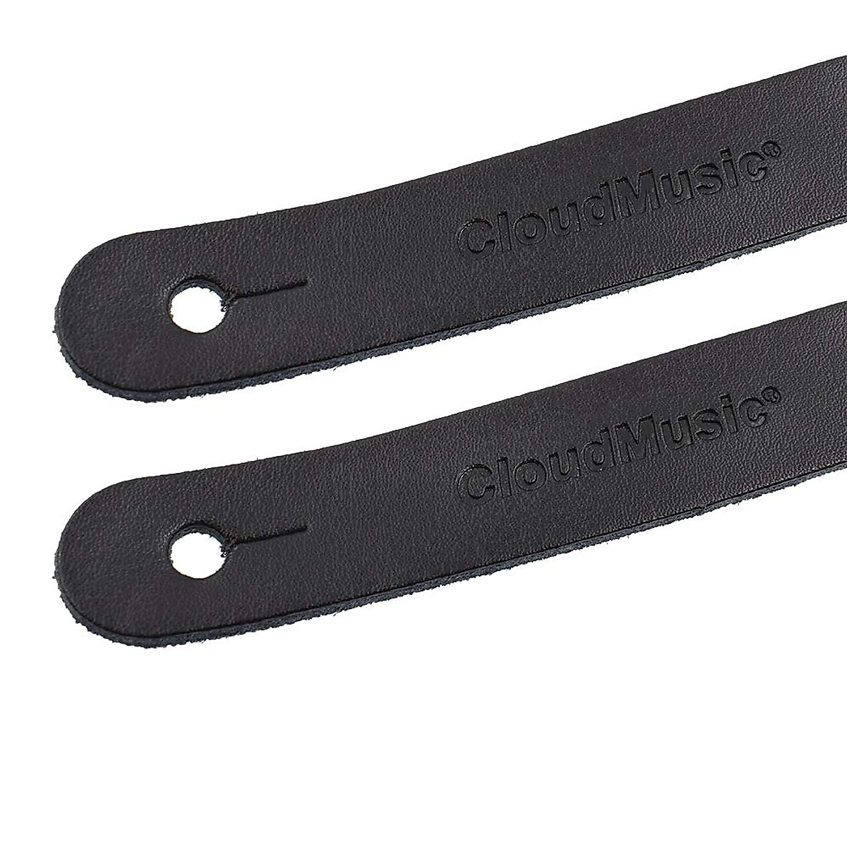 CLOUDMUSIC Ukulele Strap Guitar Strap Button Headstock Adapter 2pcs For Soprano Concert Tenor Baritone Ukulele Acoustic Guitar (black)