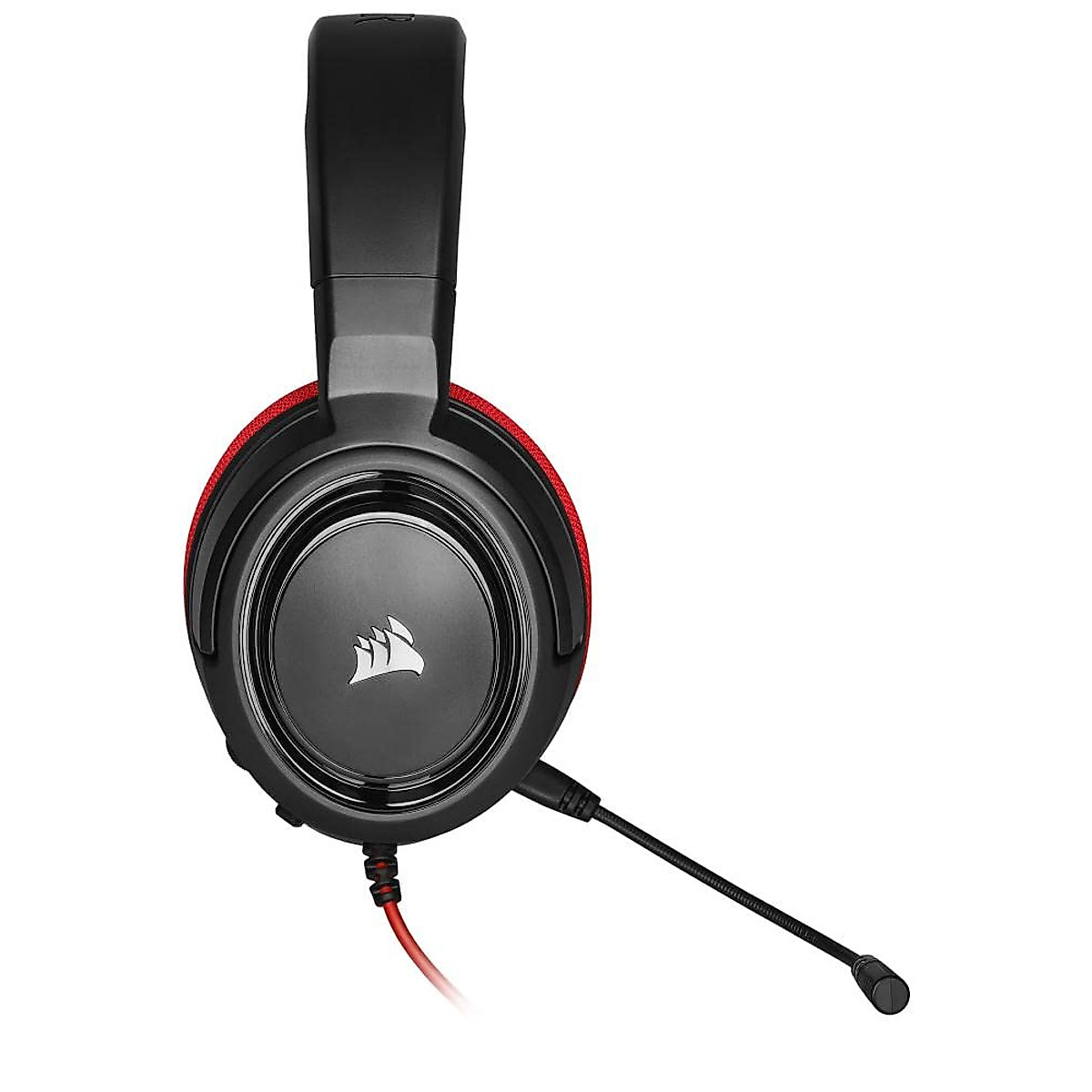 Corsair HS35 - Stereo Gaming Headset - Discord Certified - Memory Foam Earcups - Works with PC, Xbox Series X, Xbox Series S, Xbox One, PS5, PS4, Nintendo Switch and Mobile – Red