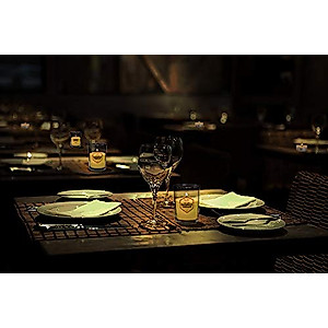 Pure Beeswax Votive Candles, 3 Pack – Yellow Unscented Decorative Candle for Party Centerpieces, Home Decor and Dinner Parties – Long Lasting Burn Time, Clear Glass Cup, 2 oz – by Hyoola