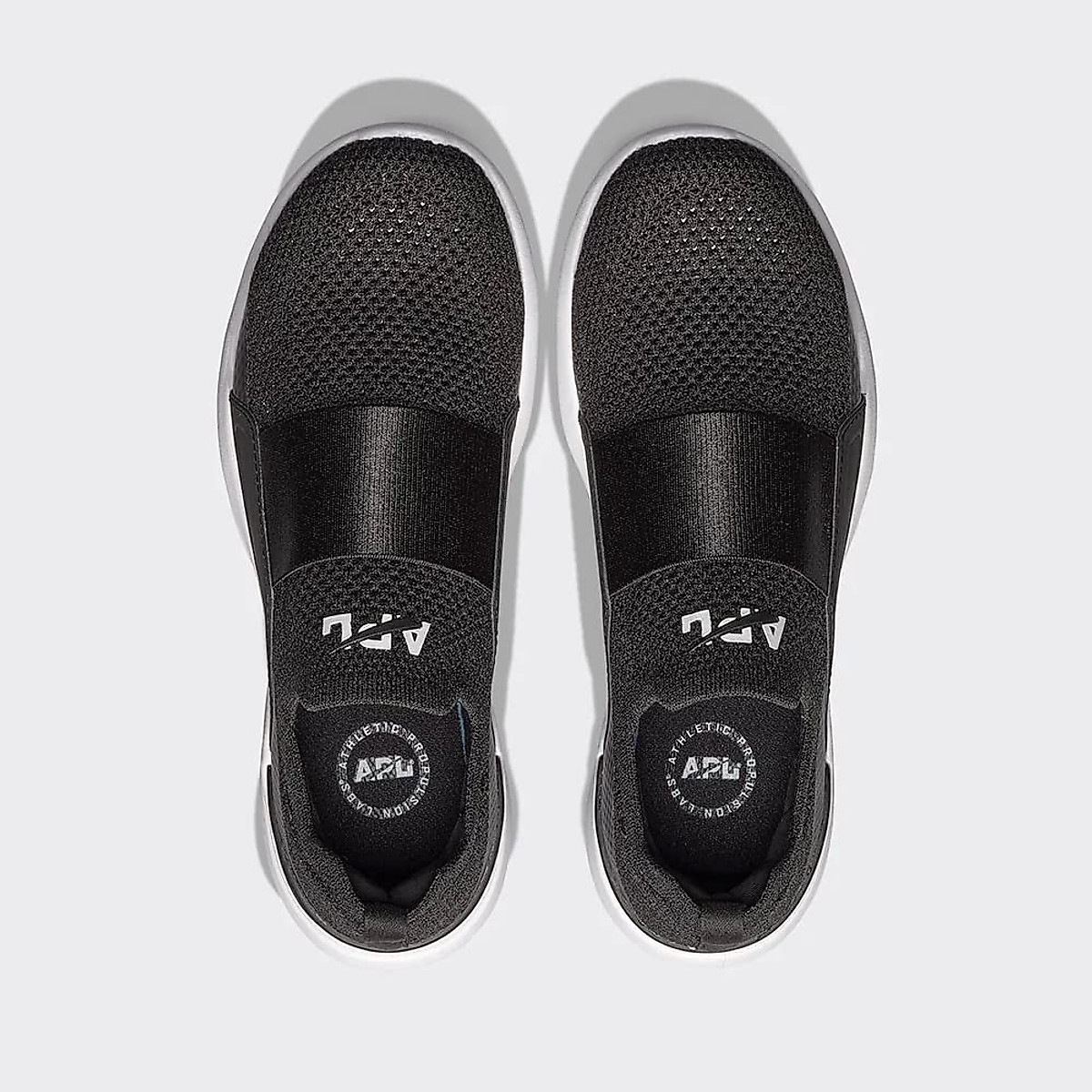 APL: Athletic Propulsion Labs Men's Techloom Bliss, Metallic Black/White, 10.5