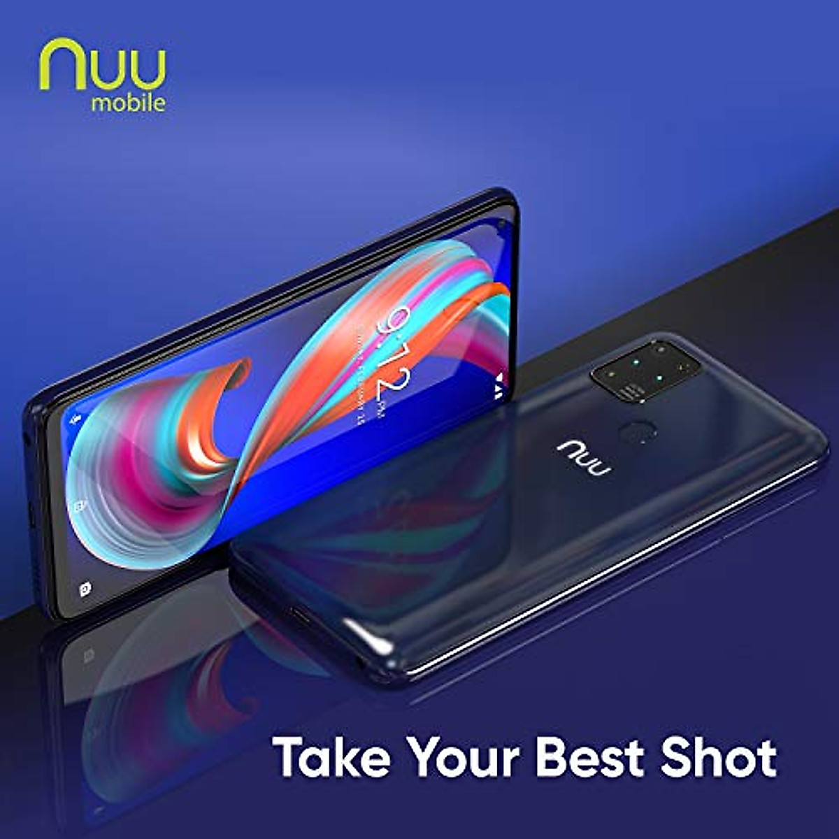 NUU Mobile G5 Unlocked Android 10 Smartphone Cell Phone (4G LTE 64GB + 4GB RAM) Ultra-Wide HD+ Screen, Long-Lasting Battery