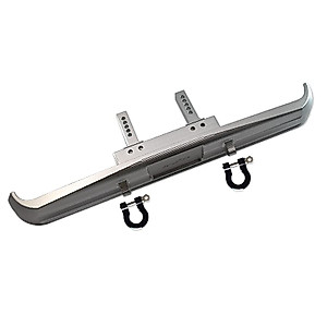 3pc Set Upgrades Aluminium Front Bumper Mount+D-Rings TRAXXAS-1/10 TRX-4 Chevrolet K5 Blazer 82076-4 RC Cars by GPM (Silver)