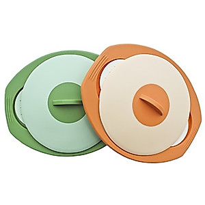 Zoie + Chloe 100% Silicone Family Size Steamer - Collapsible Design with Lid & Detachable Colander