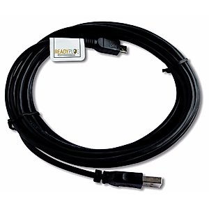ReadyPlug USB Charger Cable for: Turtle Beach Stealth 700 Headset for Xbox One (Black, 10 Feet)