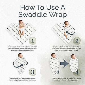 KiddyCare Baby Muslin Swaddle Nursery Blanket for Newborns | Bab Blankets for Boys/girls | Baby Cotton Blanket Gift for Newborn Babies 4-Pack