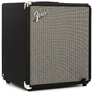 Fender Rumble 100 V3 Bass Amp for Bass Guitar, 100 Watts, with 2-Year Warranty 12 Inch Eminence Speaker, Overdrive Circuit, Tone Voicing, Effects Loop and Direct XLR Output