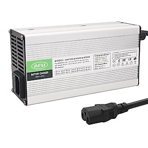 87.6V 8A Silver Charger 72V LiFePO4 Battery Smart Charger for 24S 72V LiFePO4 Battery with C13 N+L-