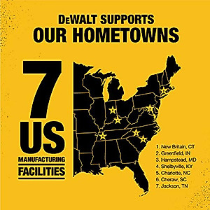 DEWALT Angle Grinder Tool, 4-1/2 to 5-Inch, Paddle Switch with Trigger Lock (DWE43114)
