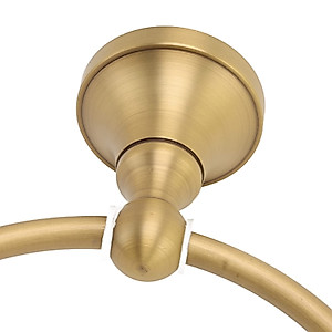 Towel Ring Brass Wall Mounted Towel Holder Hanger Antique Style Decorative Ring for Bathroom Kitchen Bedroom
