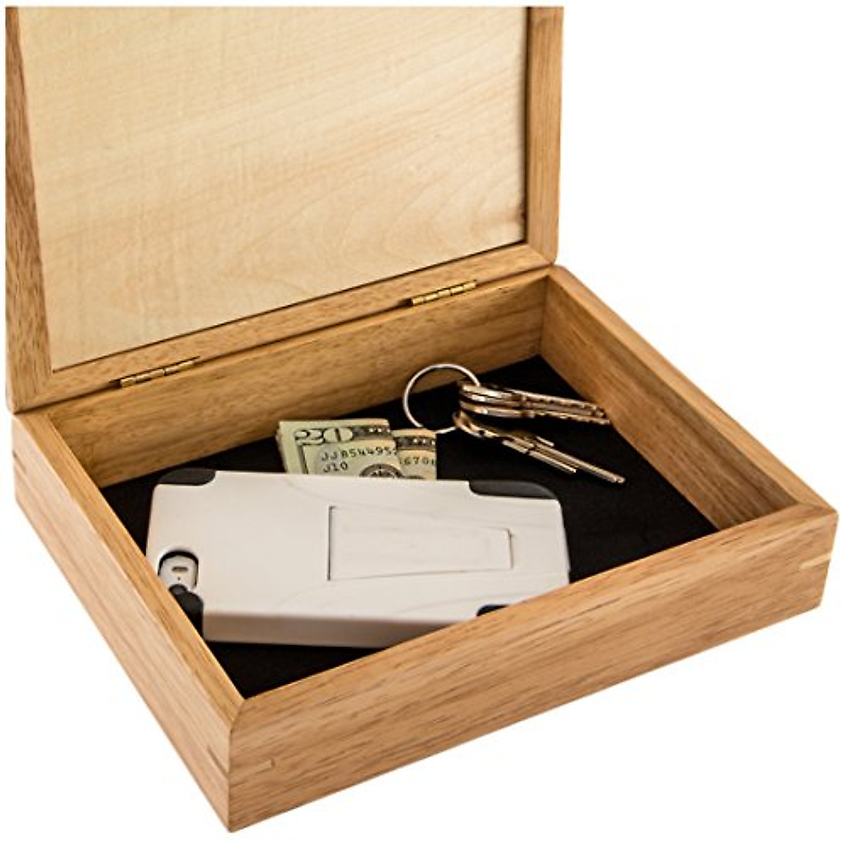 MarqArt Wood Art Celtic Box - Handmade USA - Unmatched Quality - Unique, No Two are the Same - Original Work of Wood Art. A Celtic Gift, Ring, Trinket or Wood Jewelry Box (#2852 Celtic Knot 6x8x2)