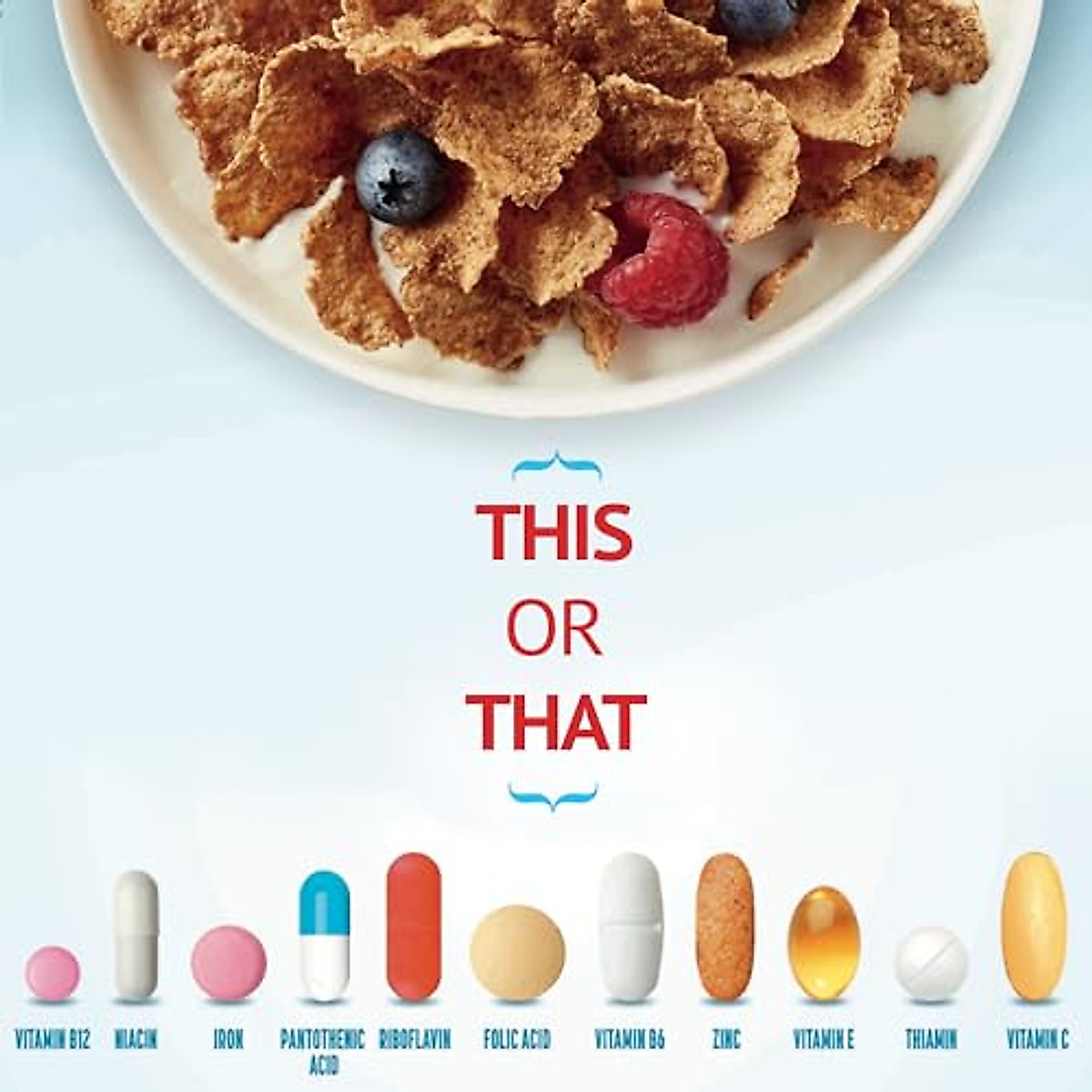 Total Breakfast Cereal, 100% Daily Value of 11 Vitamins & Minerals, Whole Grain Cereal, 16 oz