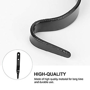 8PCS Iron Wall Hooks J- Shape Lantern Bracket Plant Hanger Bracket Rustic Farmhouse Wall Hooks for Hanging Coats Mason Jar Sconces Bird Feeder 58mm