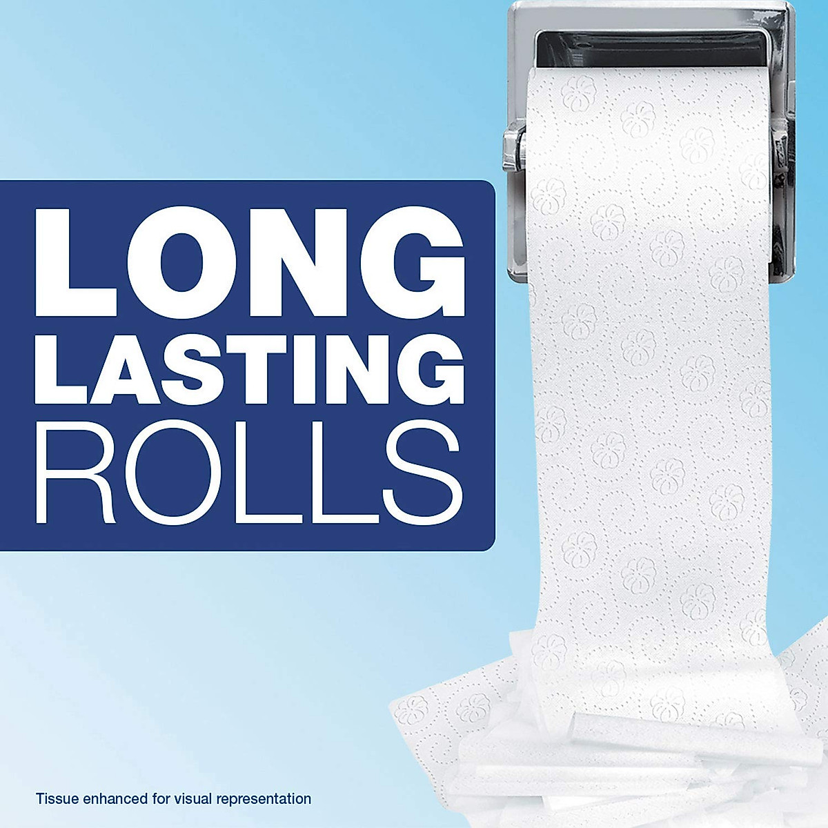 Charmin For Commercial Use Toilet Paper, Individually Wrapped, 2-Ply Standard Roll, 75 Rolls / Case, 450 Sheets / Roll