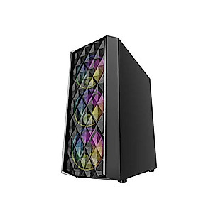 Raidmax p8 Series ATX Desktop Gaming Computer Case USB 3.0 Tempered Glass Window with 120mm ARGB LED Fans (p805) (p815)