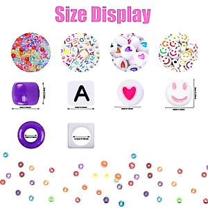 LIS HEGENSA 24 Color Pony Beads Bulk 1000 Pcs,Kandi Beads for Necklace Jewelry Making Hair Braiding,Bracelets Making Kits,Hair Bead,Bracelet Beads,Plastic Beads for Crafts Braids Girls