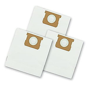 Shop-Vac 9066233, Disposable Collection Filter Bags, Fits 10-14 Gallon Tanks, White, Vacuum Filter Bags, Dry Pick Up Only, (3 Pack)