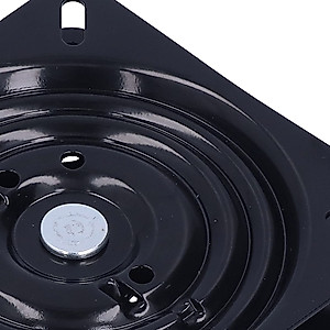 Stool Rotating Base Square Swivel Replacement, Smoothly and Quietly, High Hardness Dual Bearings Run Ball Bearing Swivel Plate, Swivel Seat Base, 7 Inch for Recliner Chair and Bar Stool