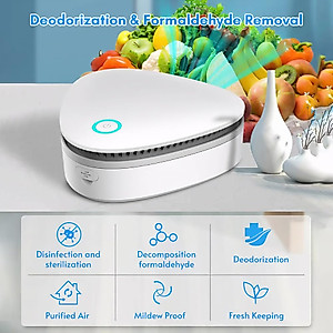 Smoke Odor Remover - Highly Efficient Ionization and Filter Machine, Ultra-portable Design with USB Charging for Eliminating Stubborn Smoke Odors