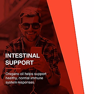 PROTOCOL FOR LIFE BALANCE - Oregano Oil - with Ginger and Fennel Oil, Helps Provide Intestinal Support, Immune System Function - 90 Softgels