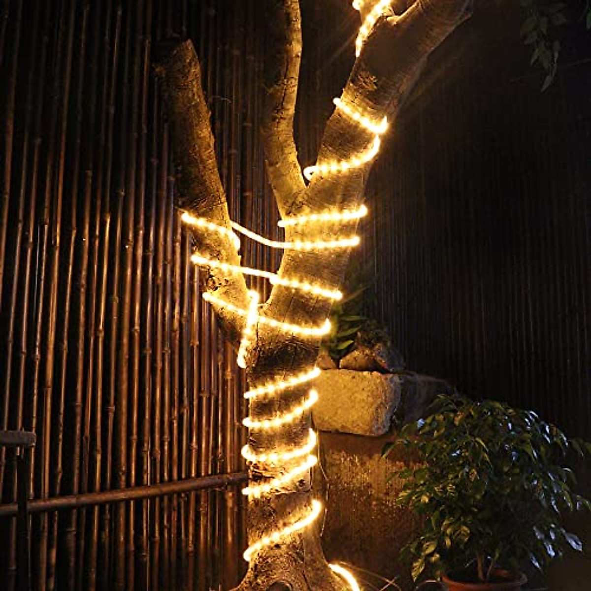 Deco String LED Rope Lights, 10M 33ft, Retro Warm White 2700K, Indoor or Outdoor, 33ft, Linkable, Perfect for Deck, Garden, Patio, Landscape Lighting, Camping, Party, Bedroom Décor, Waterproof