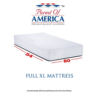 Orthosleep Products 6 Inch Flipable Double Sided Memory Foam & High Density Foam Mattress Size Full XL