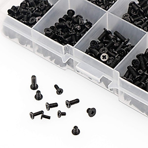 CO-RODE 850pcs M2 M2.5 M3 Laptop Notebook Computer Screws Assortment Kit for SSD IBM HP Dell Lenovo Samsung Sony Toshiba Gateway Acer