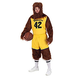 Fun Costumes Teen Wolf Costume for Men | Teen Wolf Jersey, Werewolf Costume Wolf Costume For Men Large