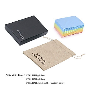 BALIBALI 6MM Mala Beads Necklace Natural Stone Meditation Statement Necklace Japa Yoga Rosary Prayer Charm Beaded Tassel Necklace