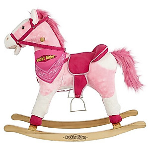 Rockin' Rider Holly Rocking Horse, Pink Large