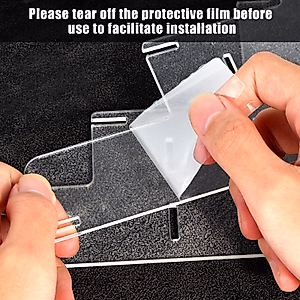 DLUGOPIS 3 Tier Acrylic Greeting Card Display Stand Greeting Card Organizer Display Stand Postcard Display Rack Card Display Shelf Retail Display Stand for Vendors Counter Greeting Card