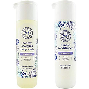 The Honest Company Dreamy Lavender Shampoo and Body Wash and Conditioner Combo Pack of 2