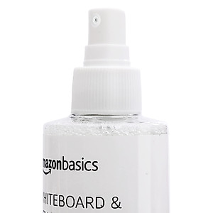 Amazon Basics Dry Erase Liquid Cleaner for Whiteboards - 8.5-Ounce, 1-Pack