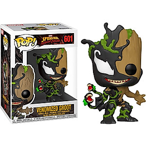 POP Marvel: Venom - Venomized Toddler Groot Funko Pop! Vinyl Figure (Bundled with Compatible Pop Box Protector Case) Multicolored 3.75 inches