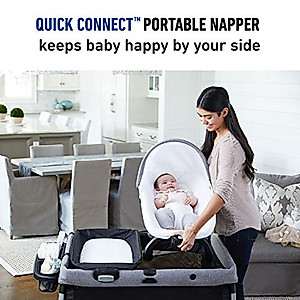 Graco Pack 'n Play FoldLite Playard | Lightweight Travel Pack 'n Play with Easy, Compact Fold, Sawyer , 36.5x28.5x30 Inch (Pack of 1)