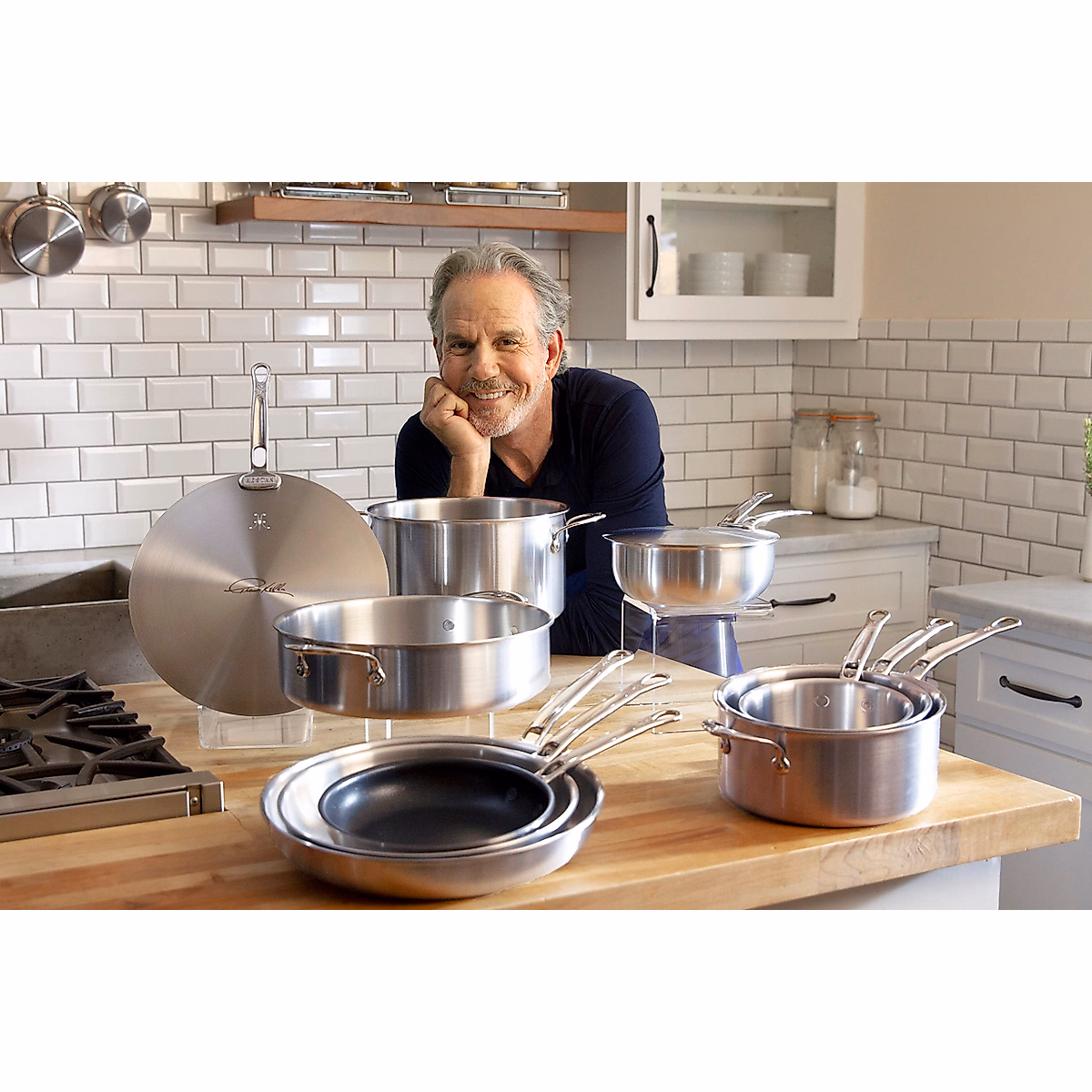 Hestan - ProBond Collection - Professional Clad Stainless Steel Sauteuse, Induction Cooktop Compatible, 3.5 Quart