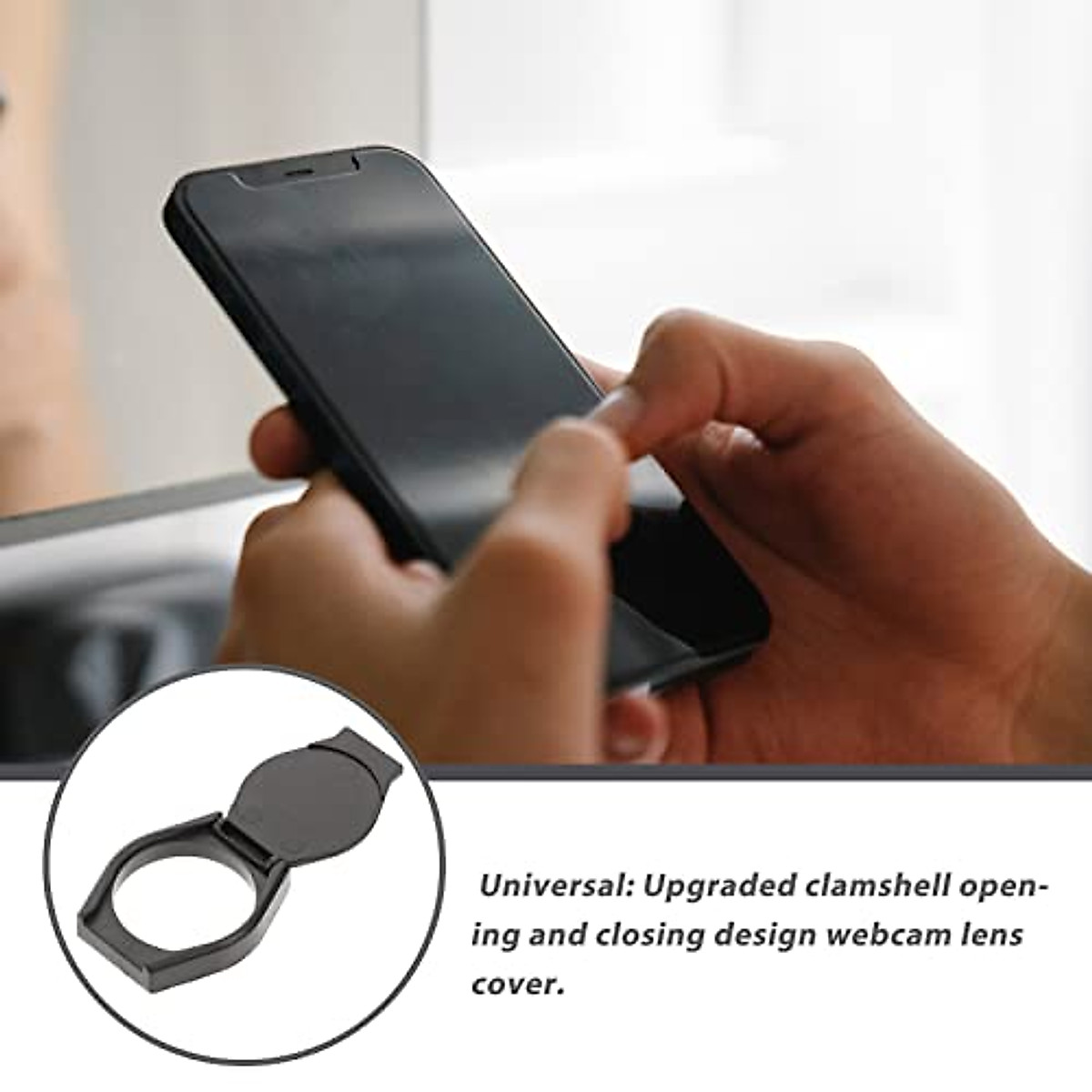 UKCOCO USB Camera Computers Laptops 5pcs Laptop Universal Practical Webcam Caps Covers Peep Blocker Plastic Privacy Tablet Anti Anti-peep Home Black for Camera Cover USB Camera