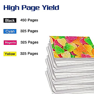 Much&More Compatible Ink Cartridge Replacement for Brother LC-61 LC61 LC 61 use for DCP-165C DCP-375CW DCP-385CW DCP-395CN MFC-6890CDW MFC-790CW Printer (2 Black, 2 Cyan, 2 Magenta, 2 Yellow) 8-Pack
