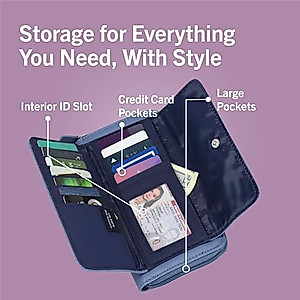 Nautica Women's RFID Wallet, Fuego Red