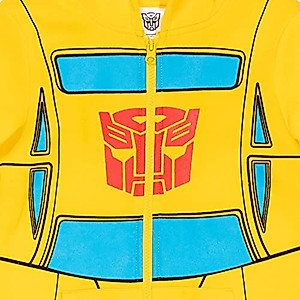 Transformers Bumblebee Little Boys Cosplay Fleece Pullover Hoodie Yellow 6-7