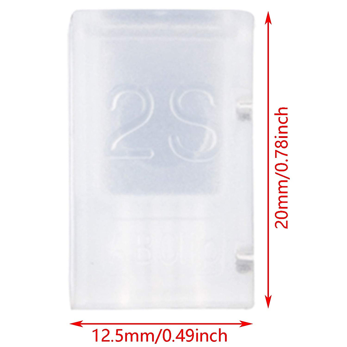DGZZI AB Clip 10PCS LiPo Battery Balance Connector Protector Plug Saver for 2S Lithium Battery