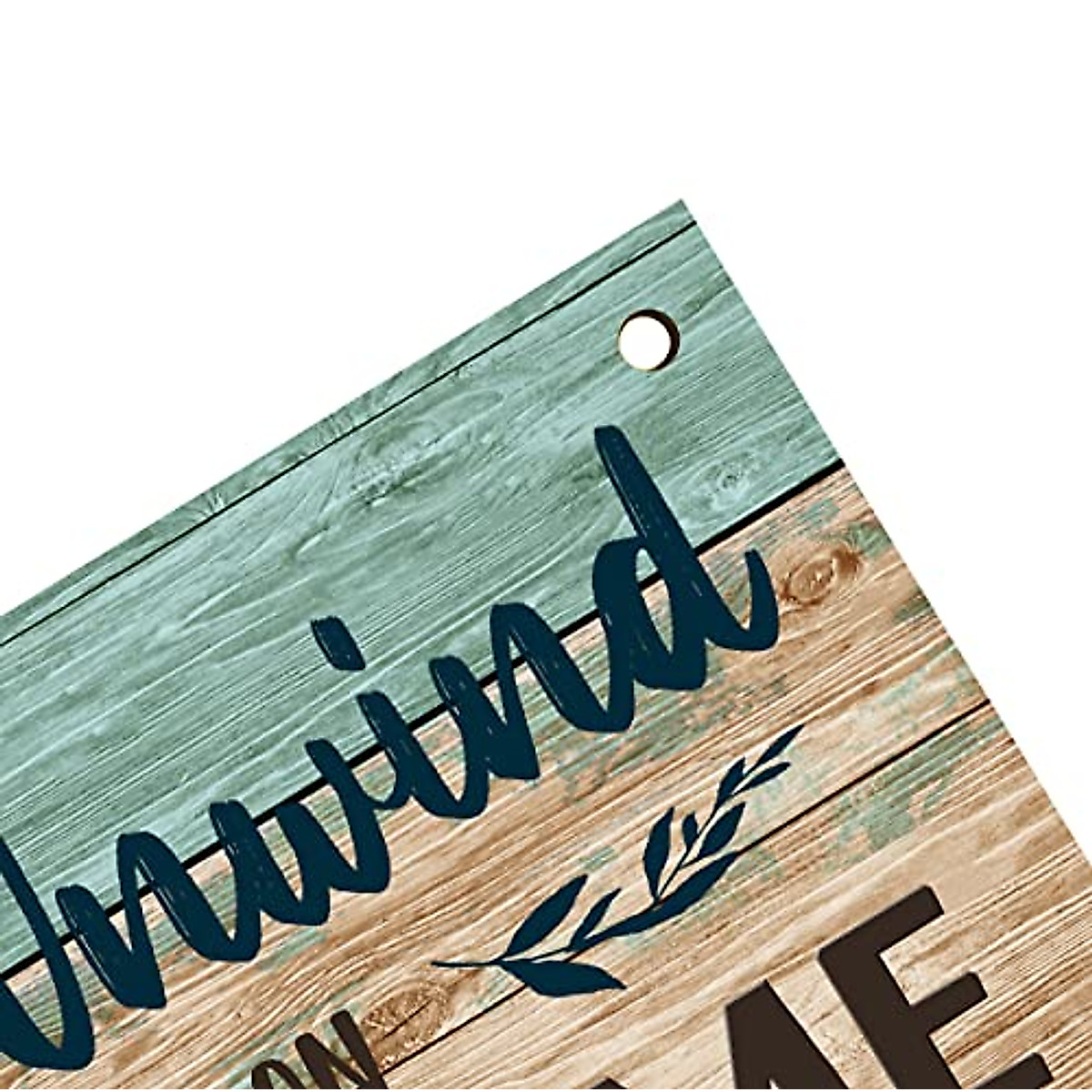 SFMY Patio Wall Decor Backyard Patio Signs And Decor Outdoor 10x5 Inches Hanging Sign For Home, Bar, Porch - Relax Unwind You're On Patio Time, Green
