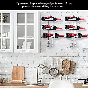 Oxdigi Towel Rack Wall Mounted Set of 2/Durable Metal Towel Holder/Extra Height Shelf Space for Bath Towels,Wine,Yoga Mats/Tree-Shaped Towel Organizer for Bathroom,Kitchen,Pool,Salon,Spa (Black)