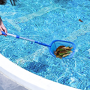 Mowend Pool Net, Pool Net for Cleaning, Including EZ-Clip, Pool Skimmer for Cleaning Pool Liners, Spas, Ponds and Kids Inflatable Pool (Pool Skimmer Net)